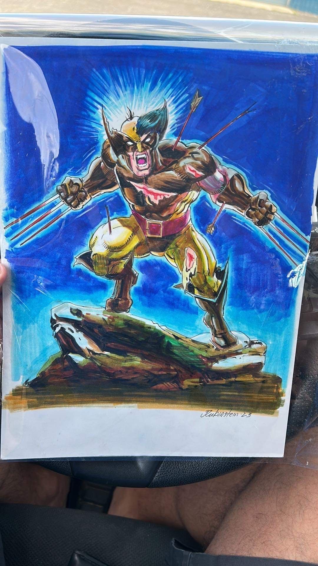 Joe Rubenstein full color Wolverine commission - Sales Advertising ...