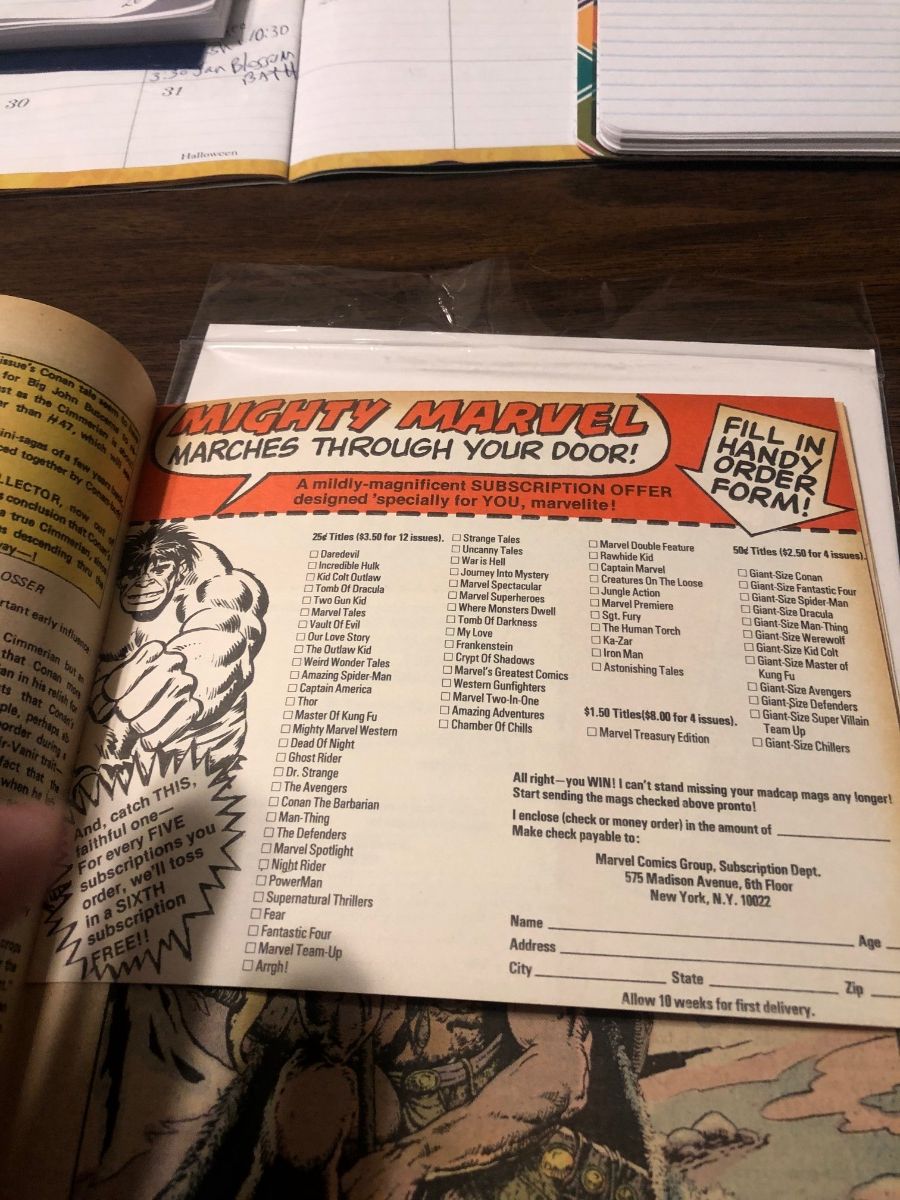 Marvel Pizzazz Inserts - Bronze Age Comic Books - CGC Comic Book ...