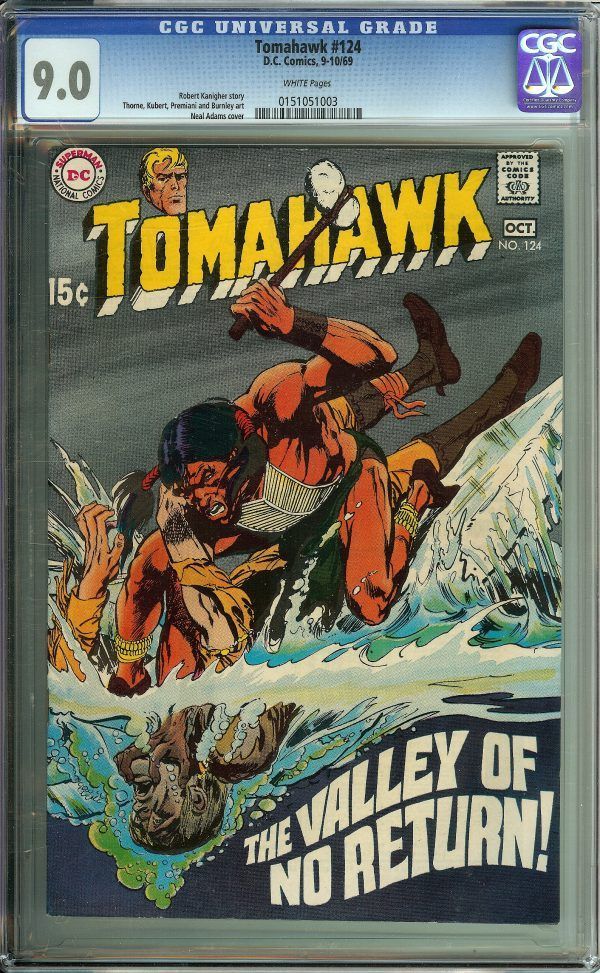 Dover's Neal Adams - Tomahawk - Dover's Journal - CGC Comic Book ...