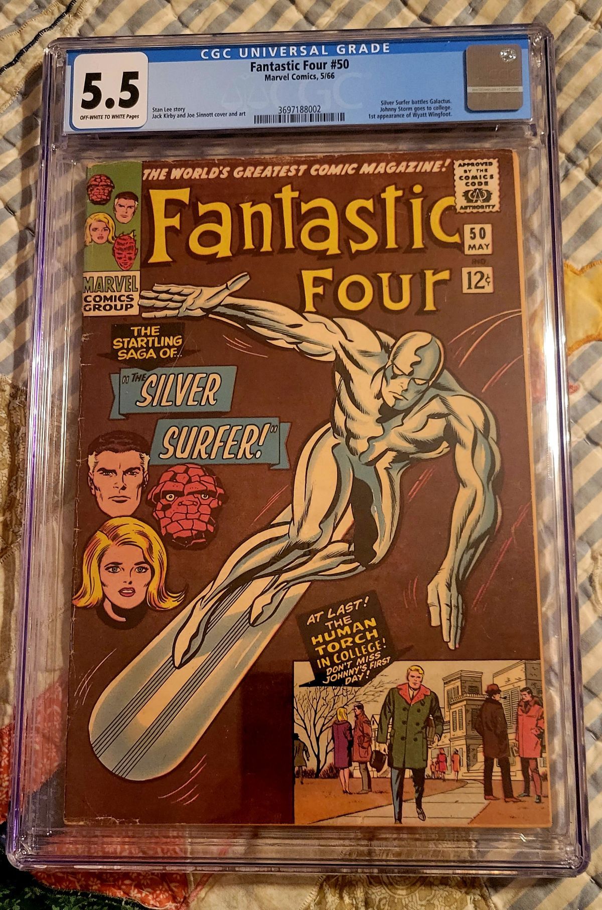 Fantastic Four 48 & 50 CGC pair SOLD! - Golden / Silver / Bronze Age Only - CGC Comic Book ...