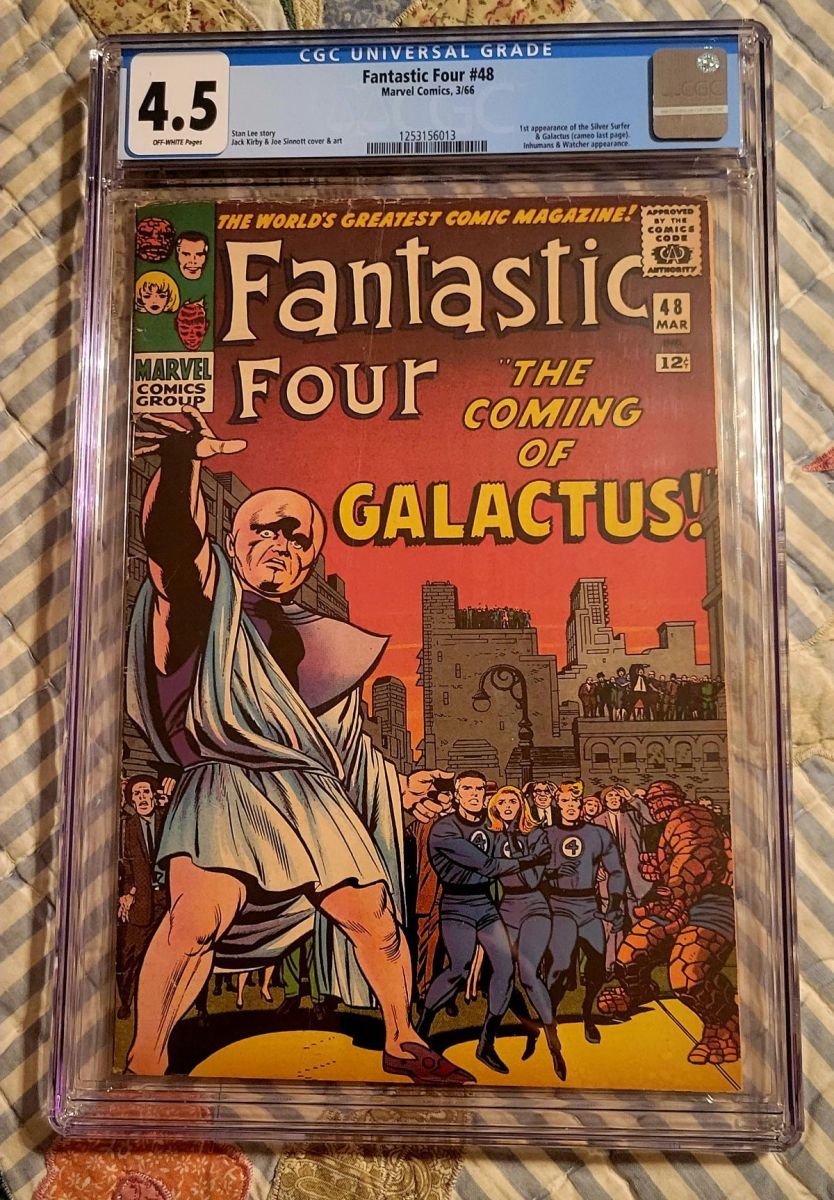 Fantastic Four 48 & 50 CGC pair SOLD! - Golden / Silver / Bronze Age Only - CGC Comic Book ...