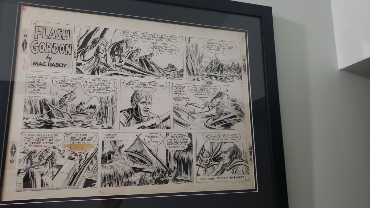 Mac Raboy Flash Gordon Sunday - Original Comic Art Only - CGC Comic ...