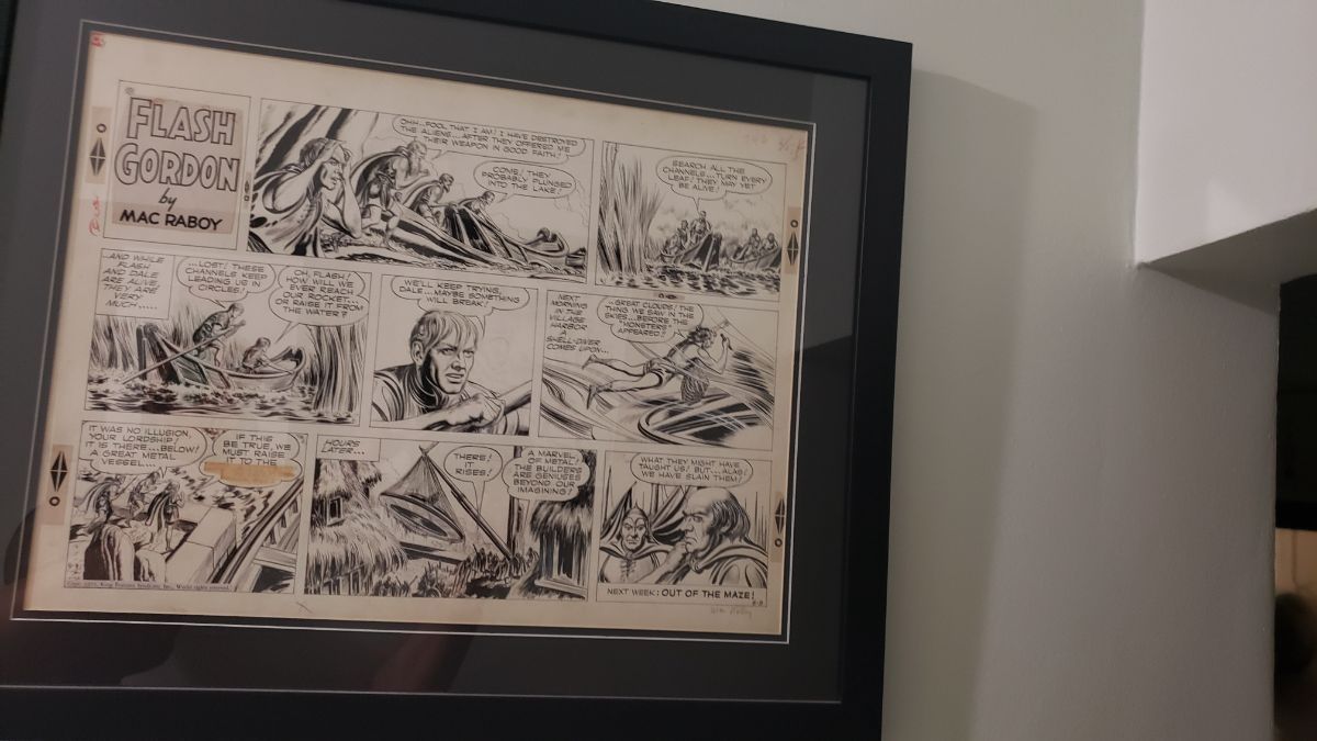 Mac Raboy Flash Gordon Sunday - Original Comic Art Only - CGC Comic ...