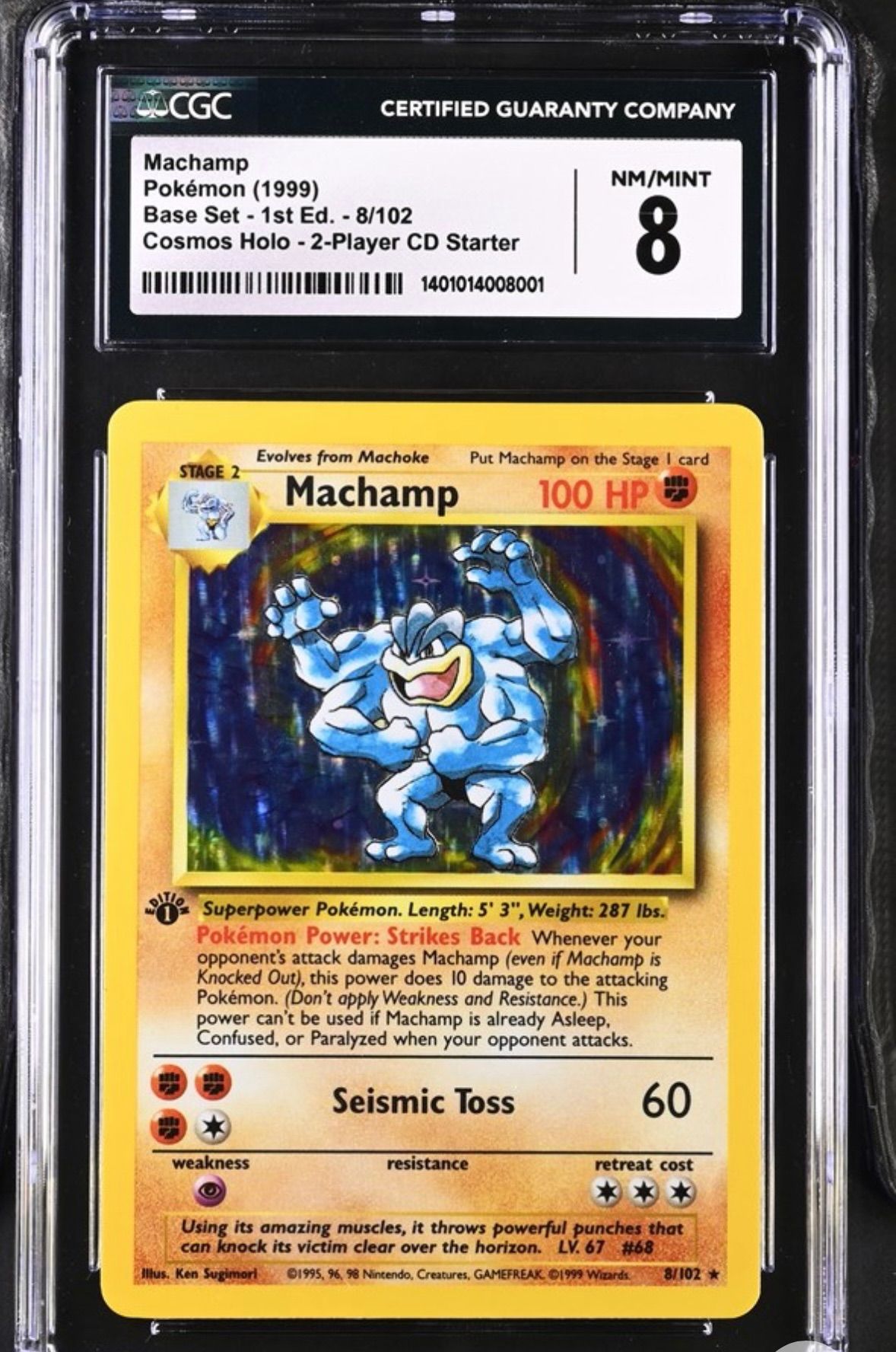 Mislabeled Machamp Base Set Holo - Ask CGC Cards - TCGs & Non-sports ...