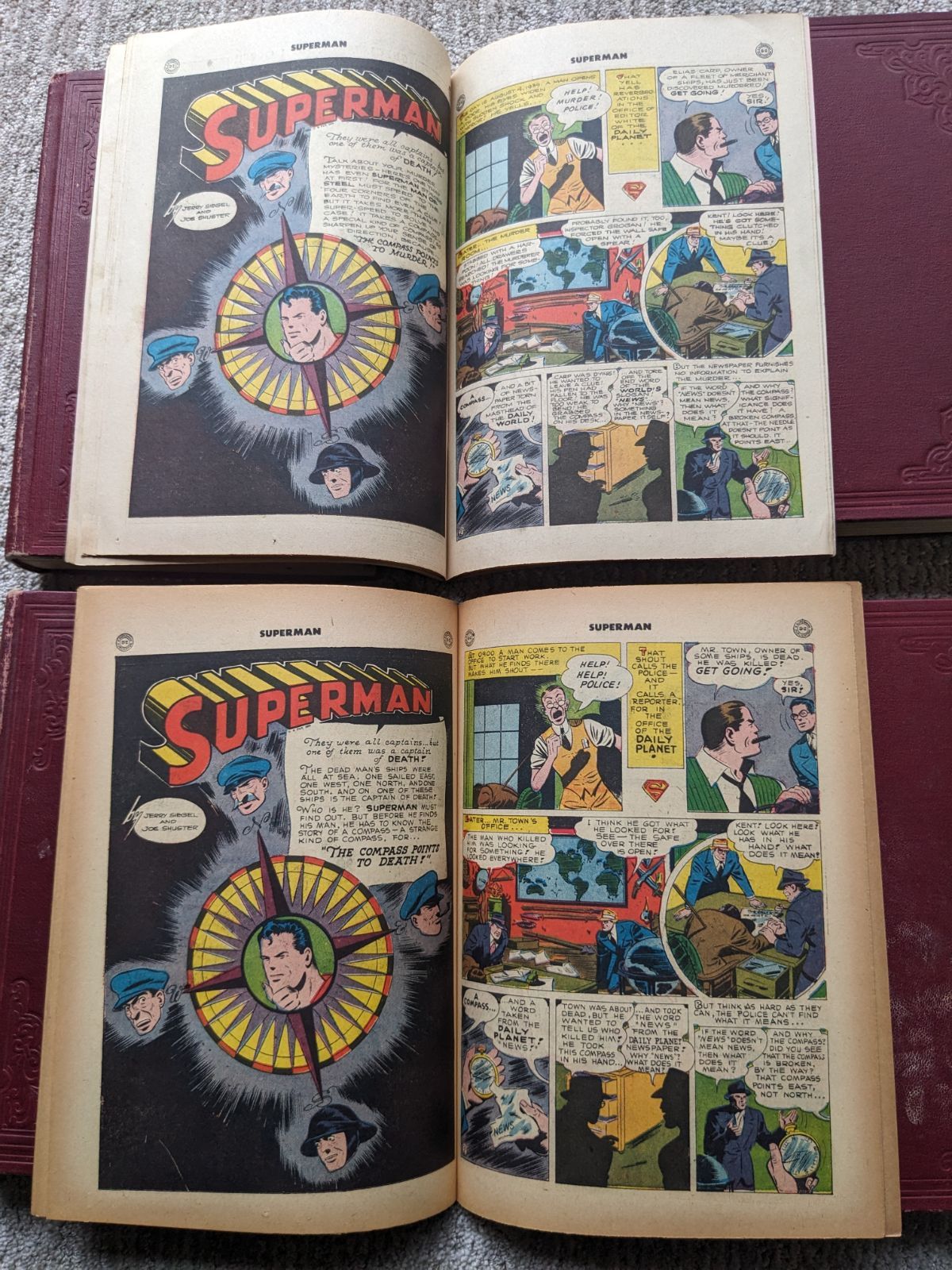 Batman and Superman in the Special Edition Comics made for U.S. Navy ...