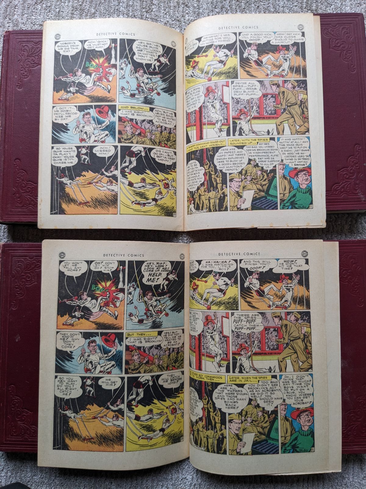 Batman and Superman in the Special Edition Comics made for U.S. Navy ...