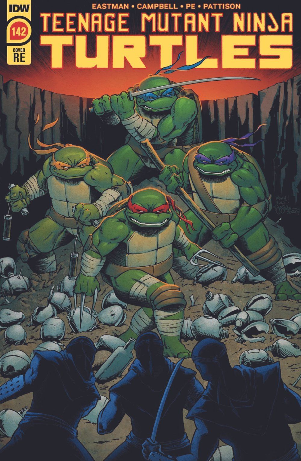FS: TMNT #142 Variant Original Cover Art - Fanboy Expo Exclusive ...