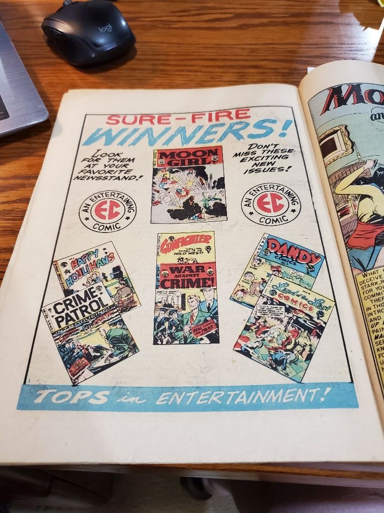 Early EC: Moon Girl 3 - Closed - Golden / Silver / Bronze Age Only ...