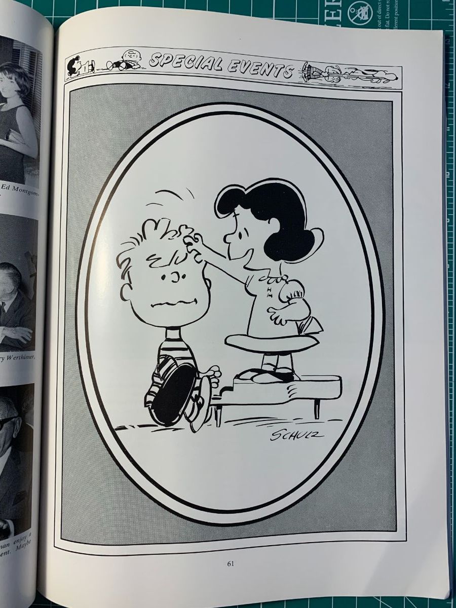 Peanuts - Scoop from 1967 San Francisco Press Club Yearbook - Dover's ...