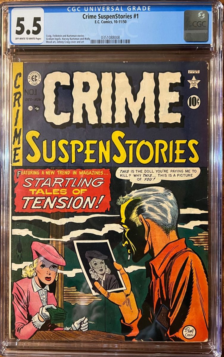 CLOSED-Crime Suspenstories #1, Comic Cavalcade #24, and Boy Commandos #11 ALL CGC! - Golden ...