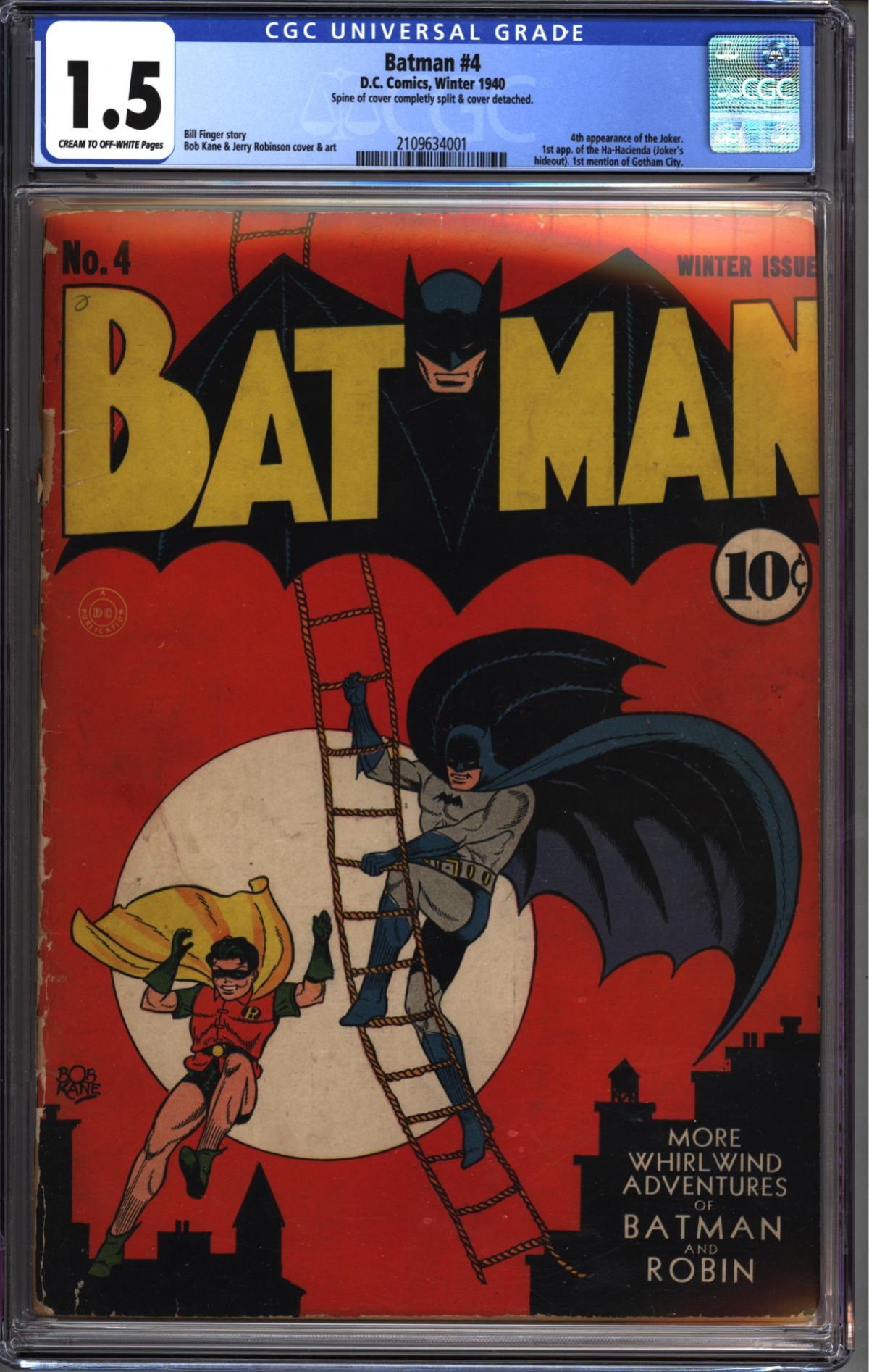 Highest possible grade for complete cover split - Comic Book Grading ...