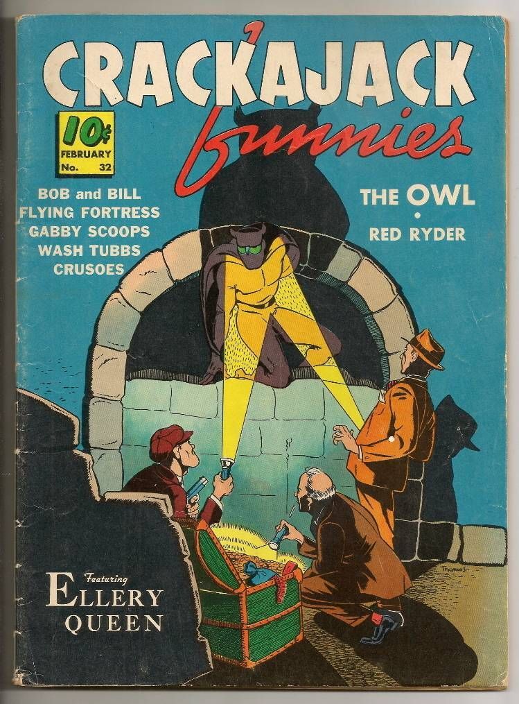 3 crackajack funnies f.s. all raw, all owl covers - Golden / Silver ...