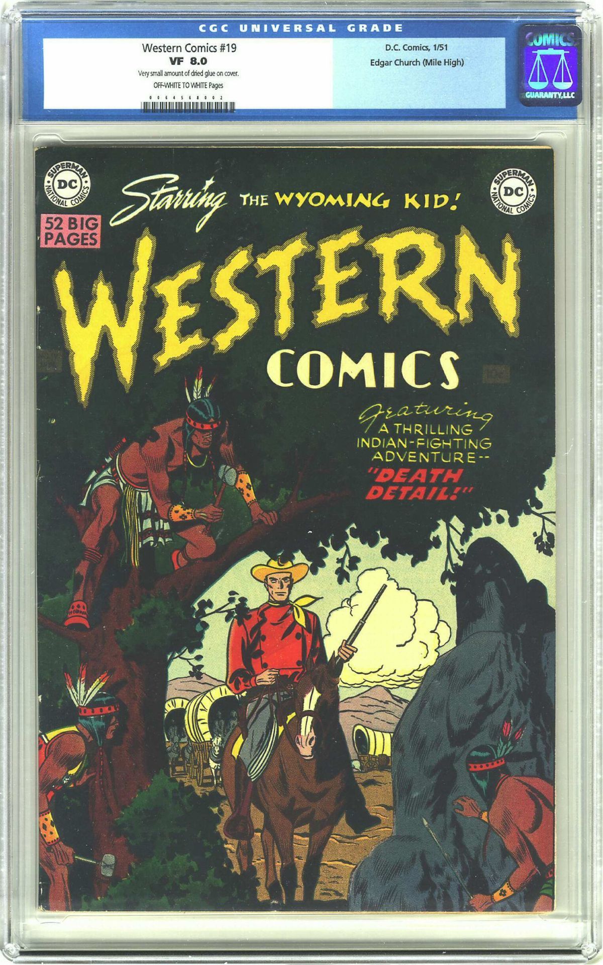 Small amount of glue and not a blue label ?? - Comic Book Grading and ...