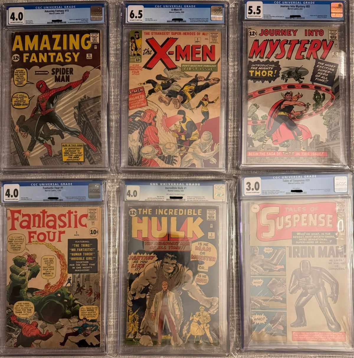 The Early Marvel Trinity Club - Fantastic Four 1, Tales to Astonish 27 ...