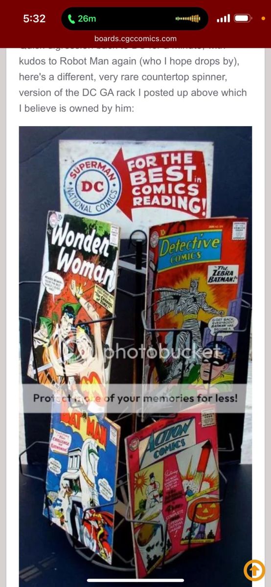 Comic Spinner Rack - HELP - Golden Age? - Comics General - CGC Comic ...