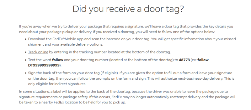Fedex is forging customers signatures for Direct Signatures Required ...