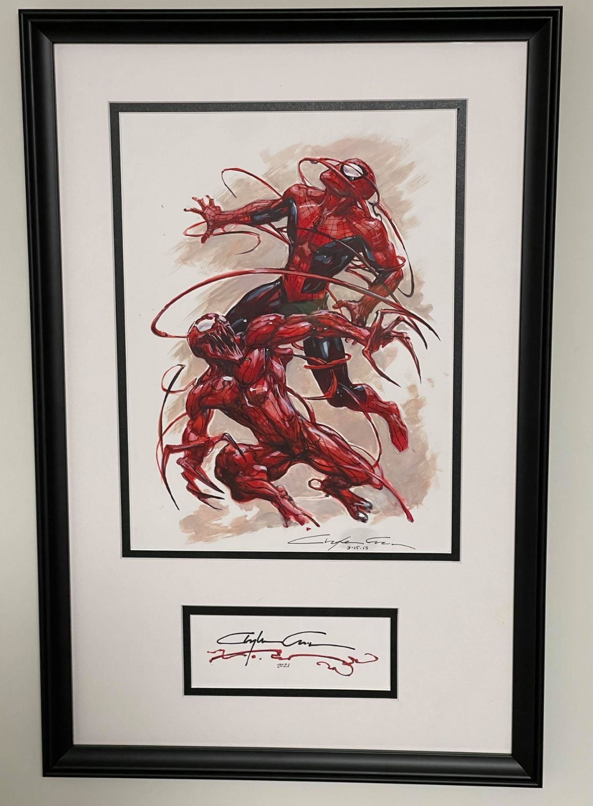 For Sale -- Clayton Crain Original Acrylic Painting -- AMS 361 Homage ...