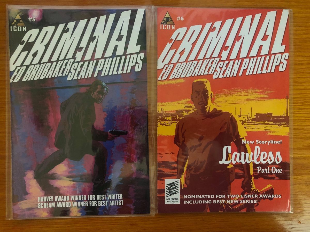 CLOSED. BRUBAKER CRIMINAL & Other Crime Comics and Graphic Novels ...