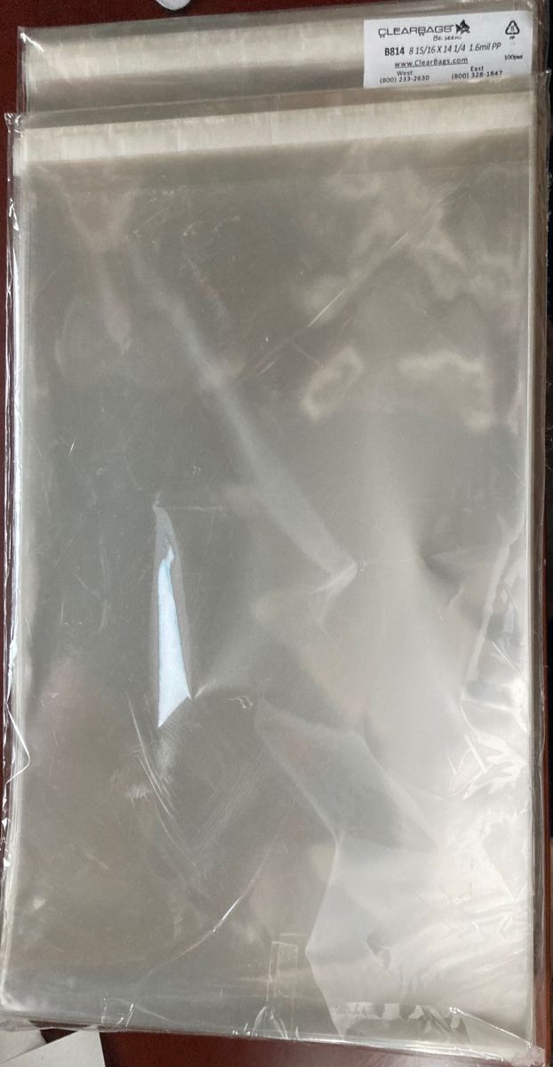 [SOLD] Clearbags CGC size storage bags - 200 total, under market price ...