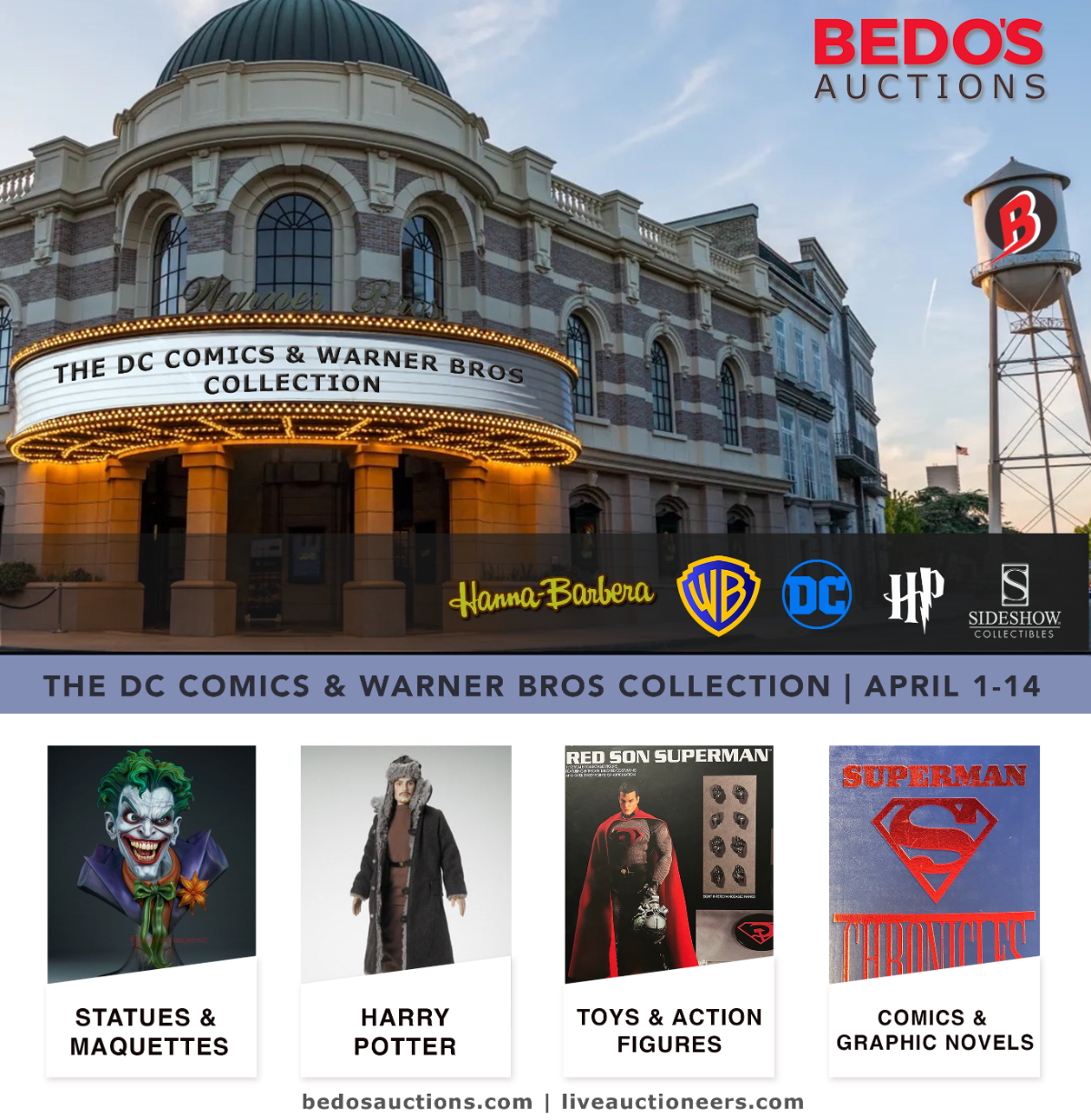 Bedo's Auctions #1015: The DC Comics / Warner Bros. Collection Ends ...