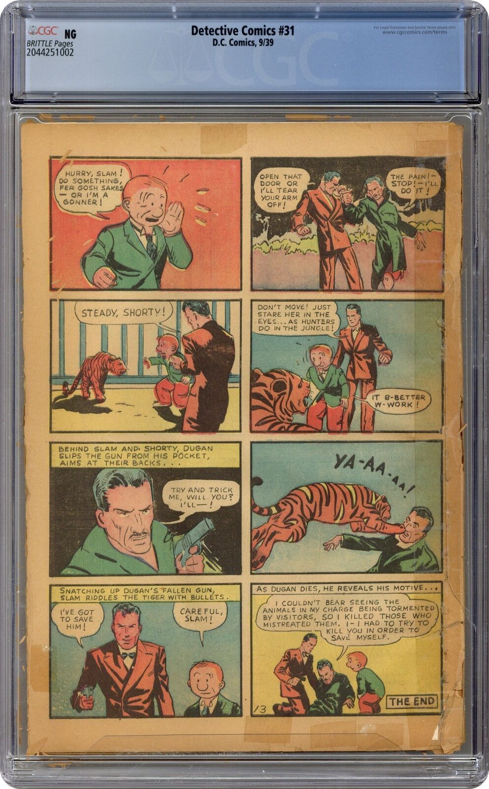 What is the value of this Detective Comics 31? - Golden Age Comic Books ...