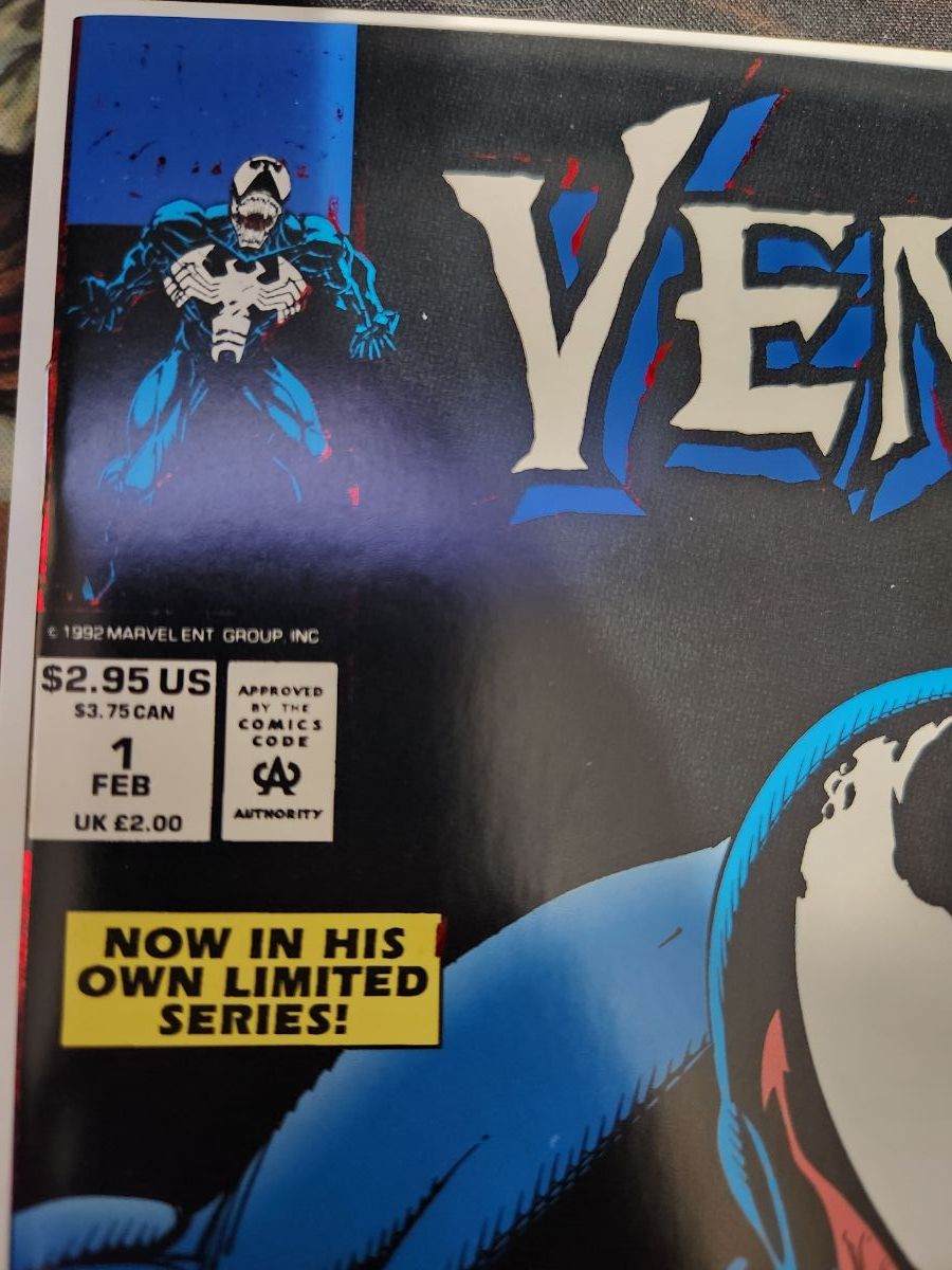 Venom Lethal Protector #1 Black Cover Error Legit?-Results are in ...