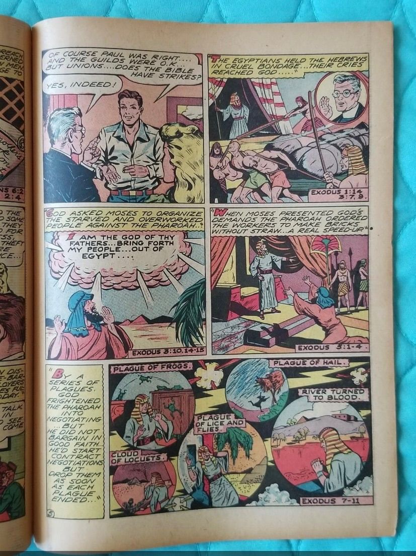 SOLD. Bible and the Working Man: Very rare MC Gaines and Congress of ...