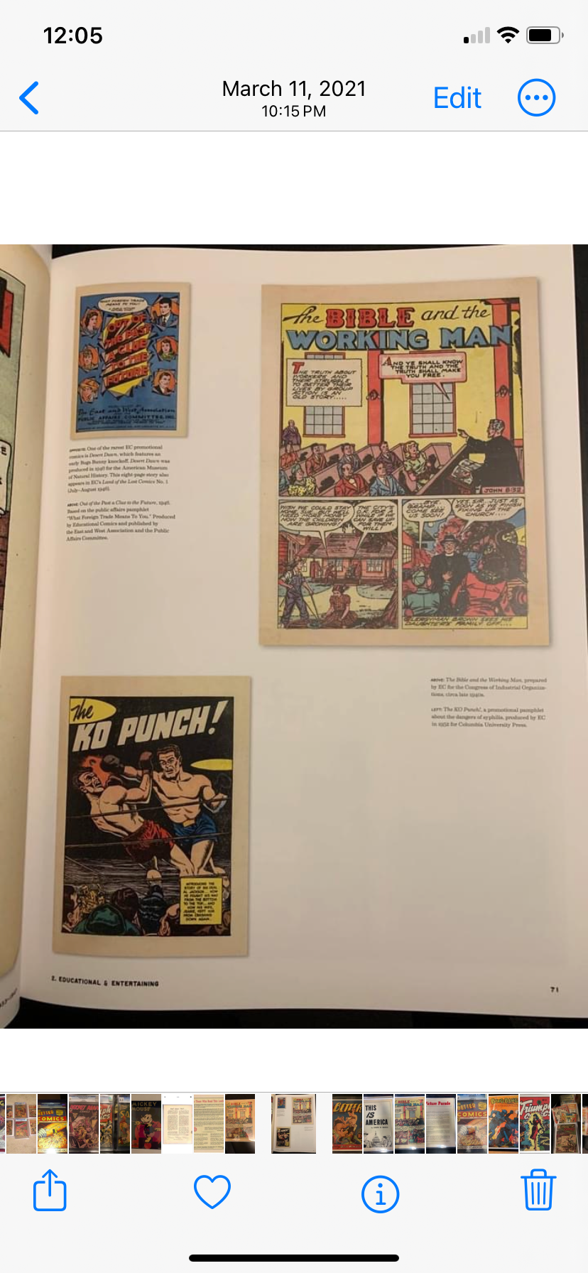 SOLD. Bible and the Working Man: Very rare MC Gaines and Congress of ...