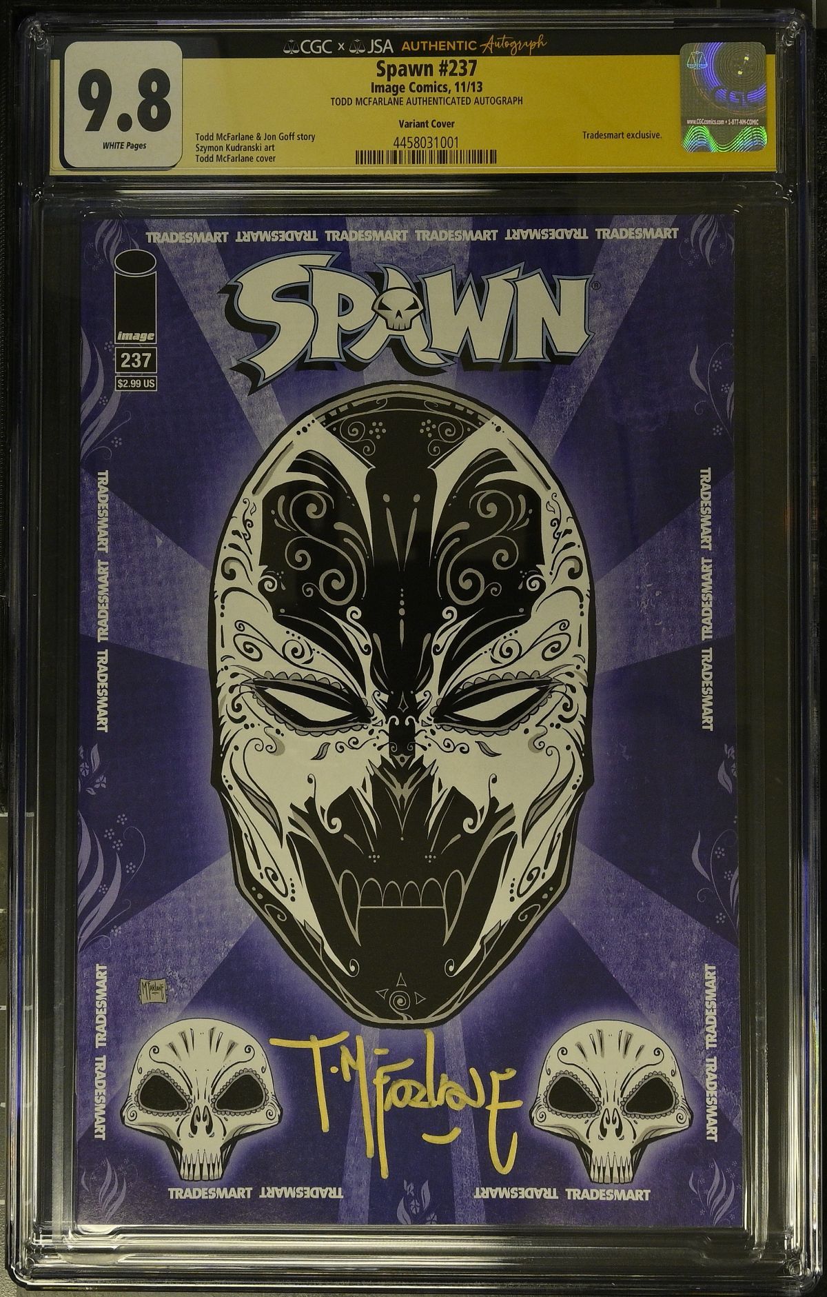 Spawn 237 Tradesmart Variant SS: 15% Off CLOSED - Copper / Modern Age Only - CGC Comic Book ...