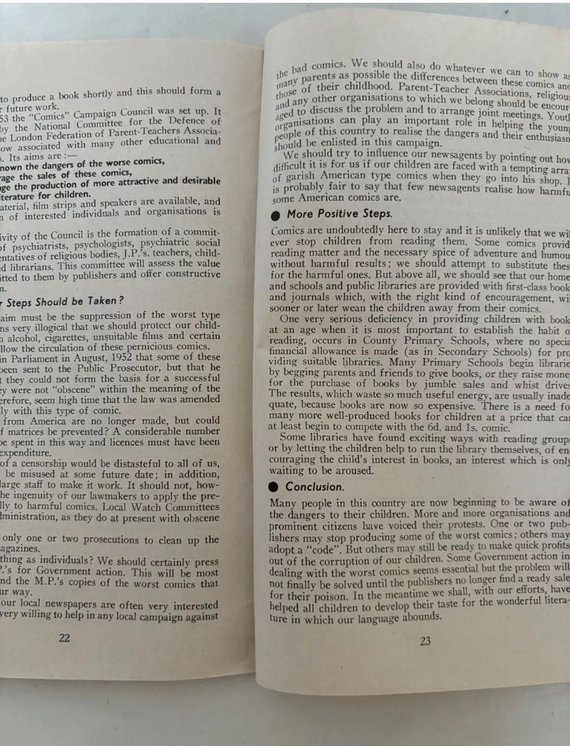 Comics and your children : Very rare comic censorship booklet 1954 ...