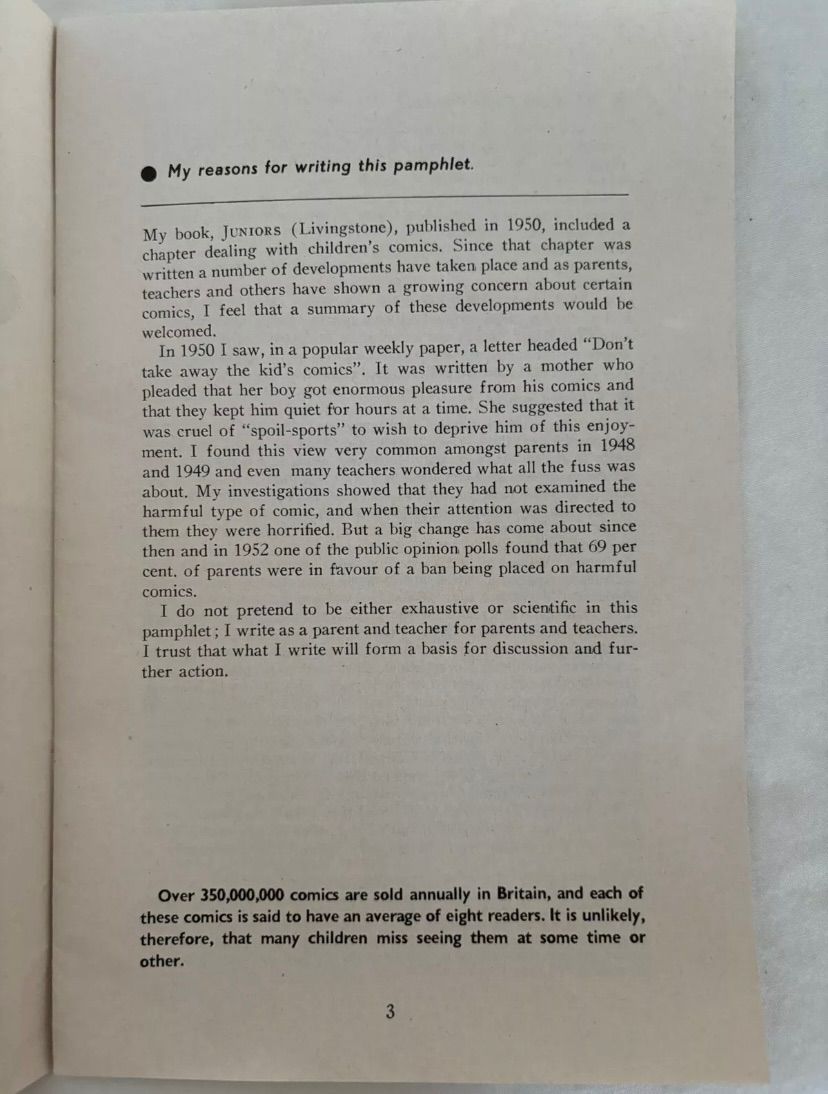 Comics and your children : Very rare comic censorship booklet 1954 ...