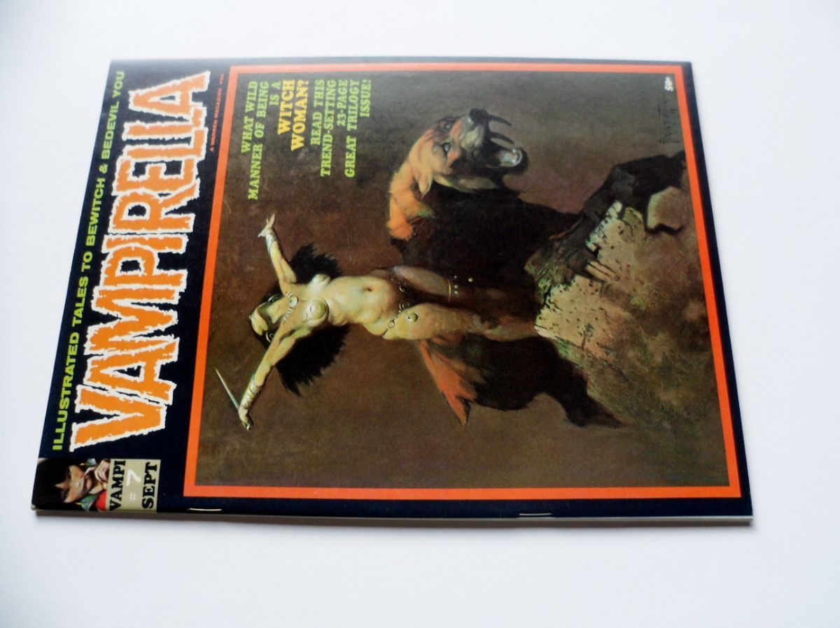 SOLD! WARREN VAMPIRELLA #7! NEAR MINT CONDITION! CLASSIC FRAZETTA COVER ...