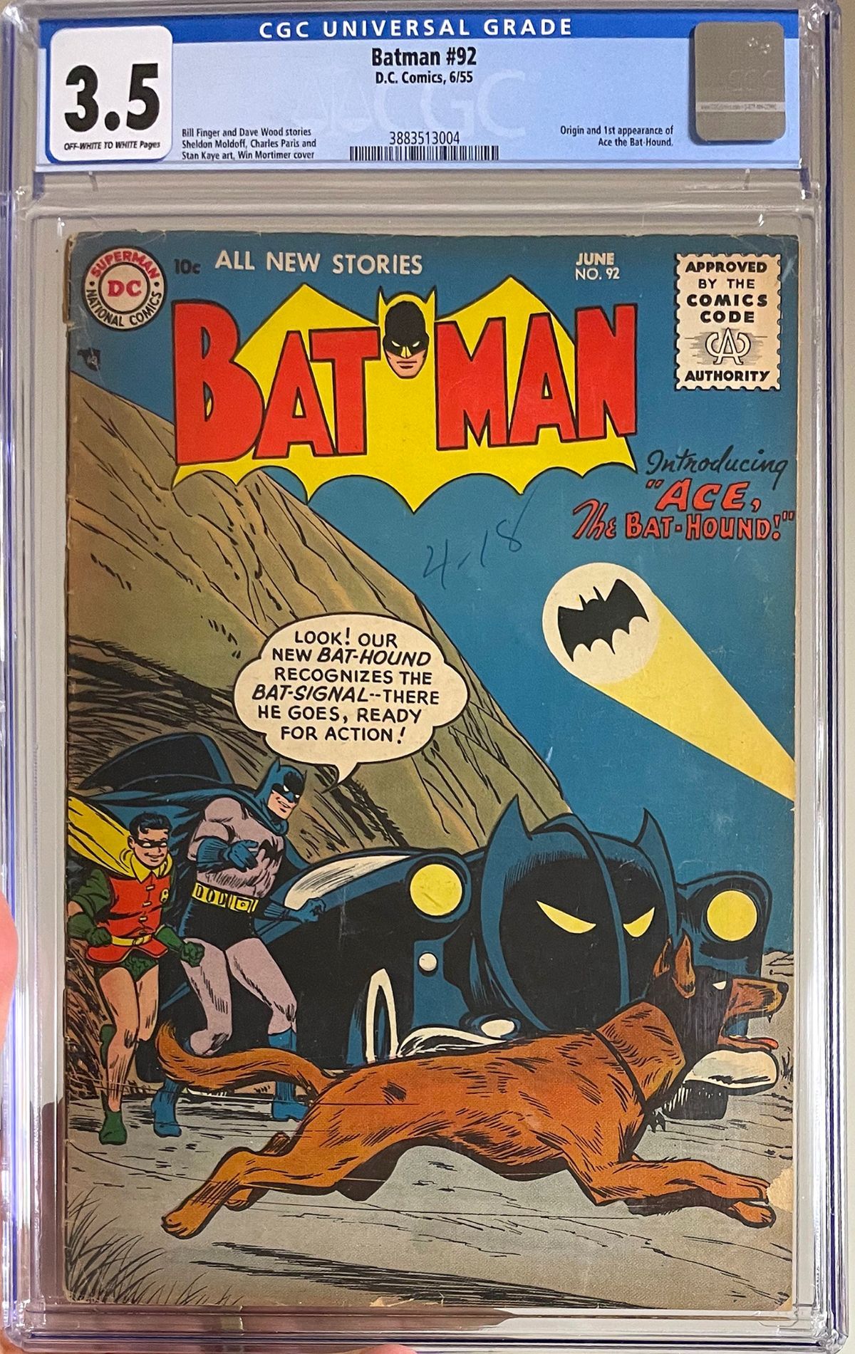 [Closed] Cat-Man #21 (1943) + Batman #92 (1955) - 1st Ace the Bat-Hound ...