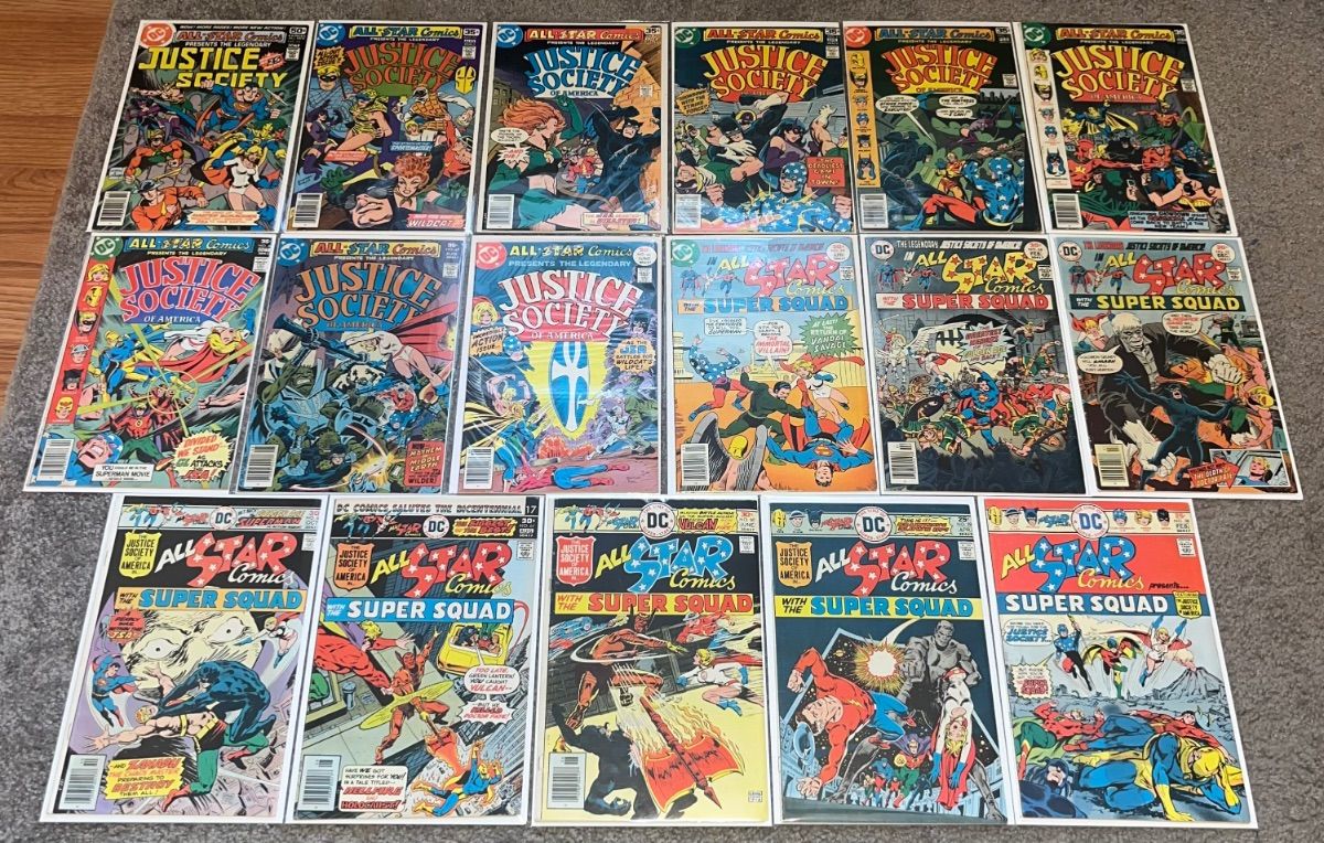 All Star Comics 58-74 Complete BA Run / Wally Wood & Keith Giffen Art ...