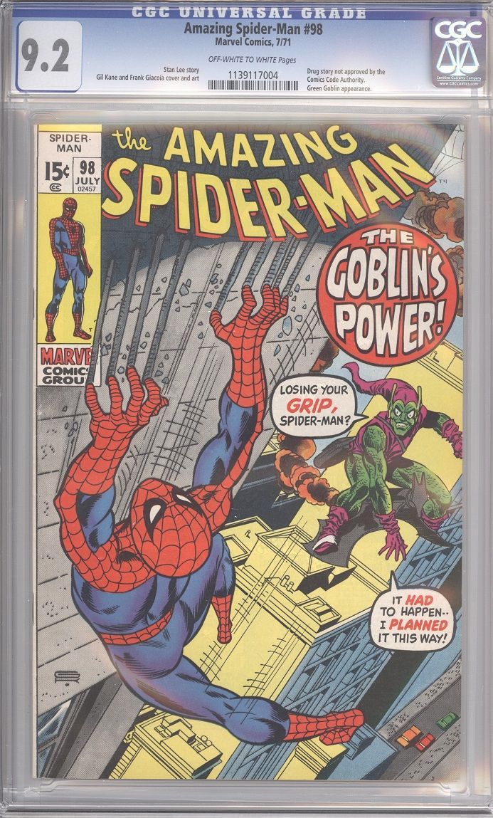 ASM CGC 9.2 Issues 70 to 100 and Annuals - Recap on Page 3 - Page 2 - Golden/Silver/Bronze Age ...