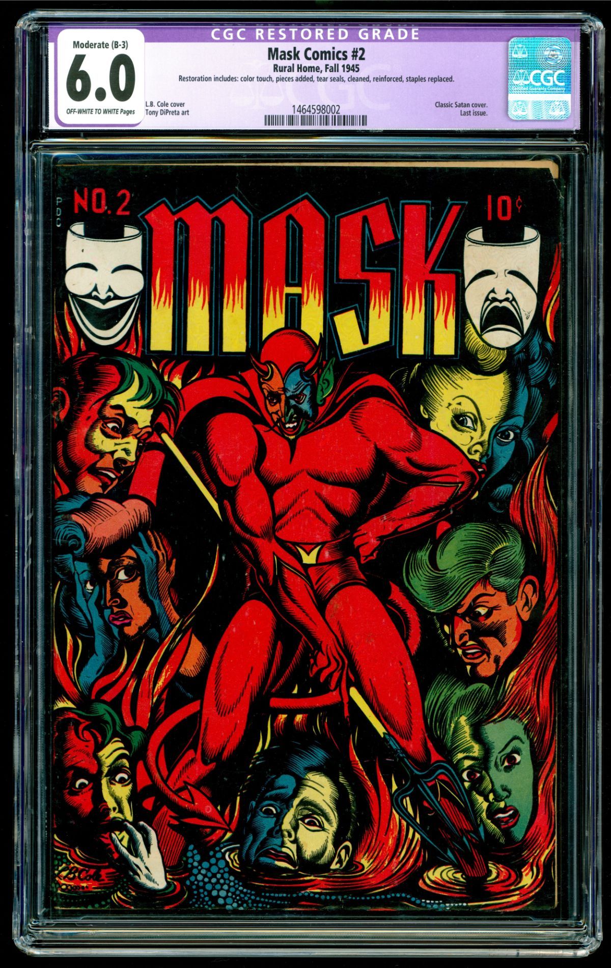 Mask Comics actual pricing - Page 52 - Golden Age Comic Books - CGC ...
