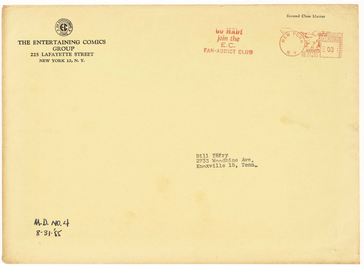 HA AUCTION NOW - TWO CGC GRADED 1955 E.C. M.D. COMICS - SUBSCRIPTION ...