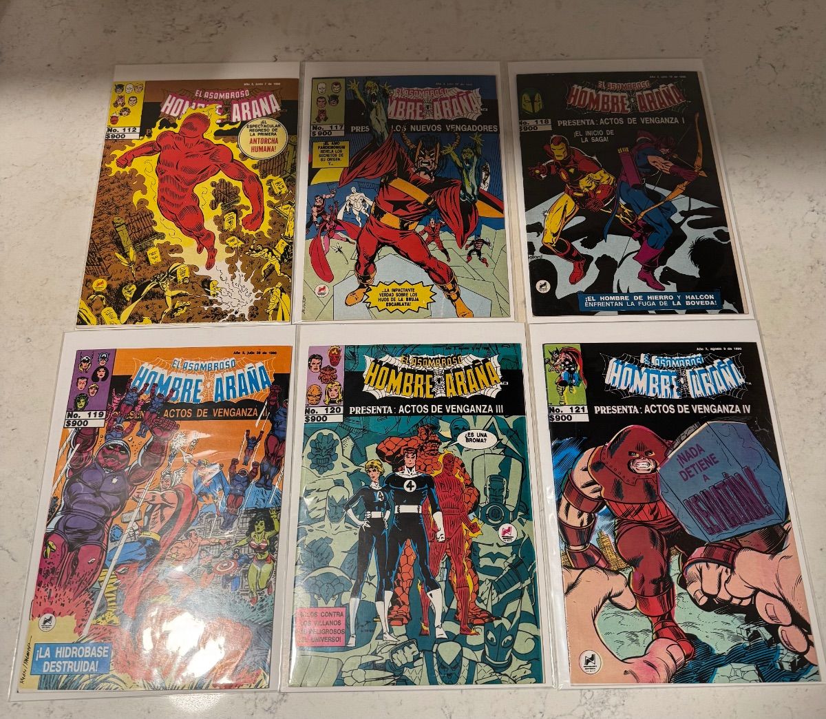 *Closed* Foreign Lot For Sale, El Asombroso, L’Uomo Ragno, Hulk ...