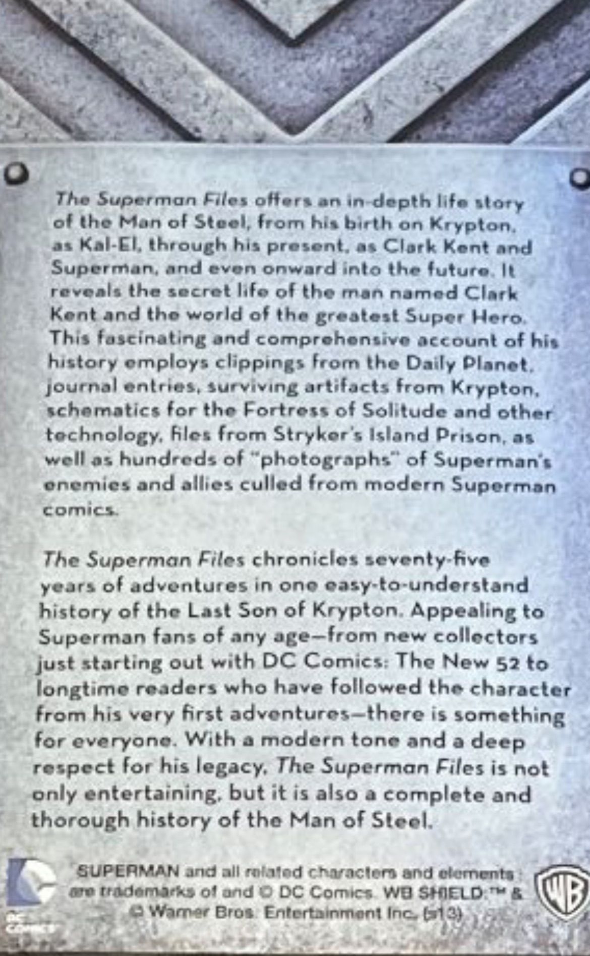 The Superman Files HC / The History of Superman 2013 - Mixed Age ...