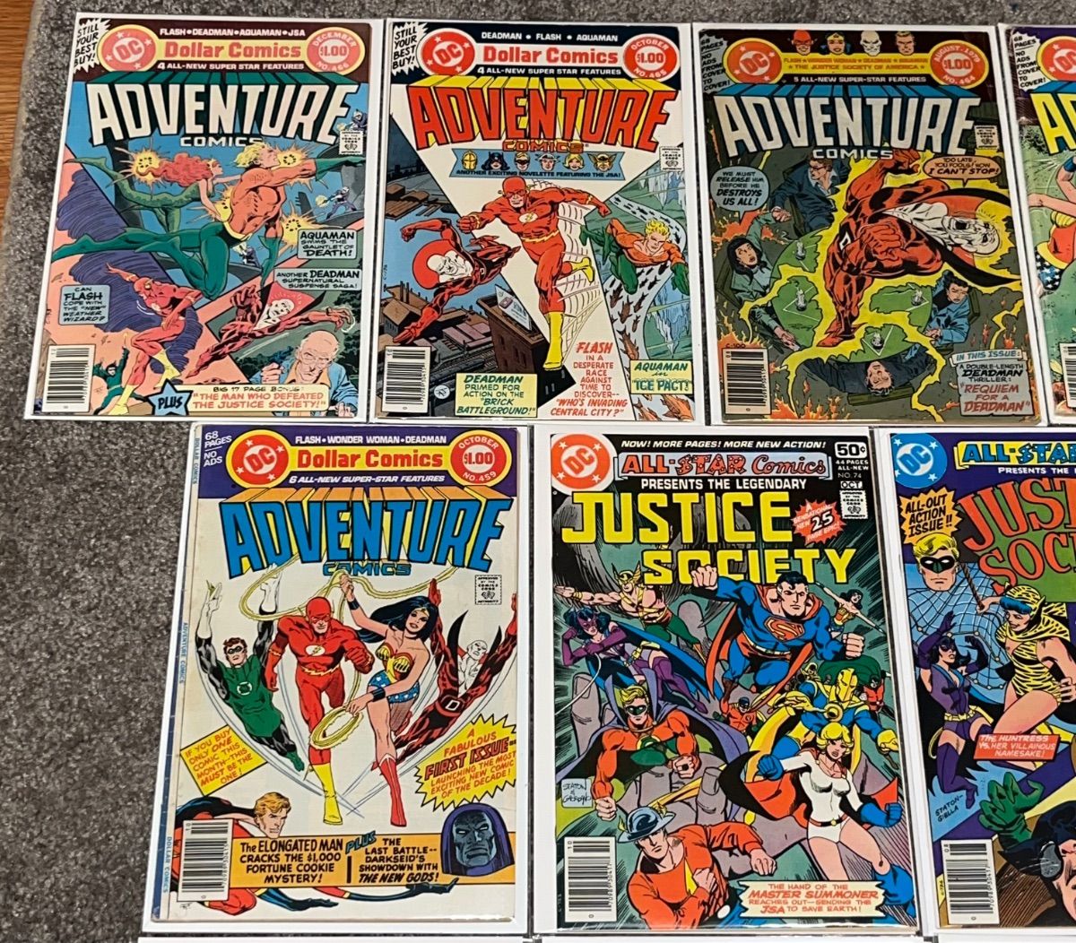 All Star & Adventure Comics lot of 25 Issues / 1st Power Girl and ...