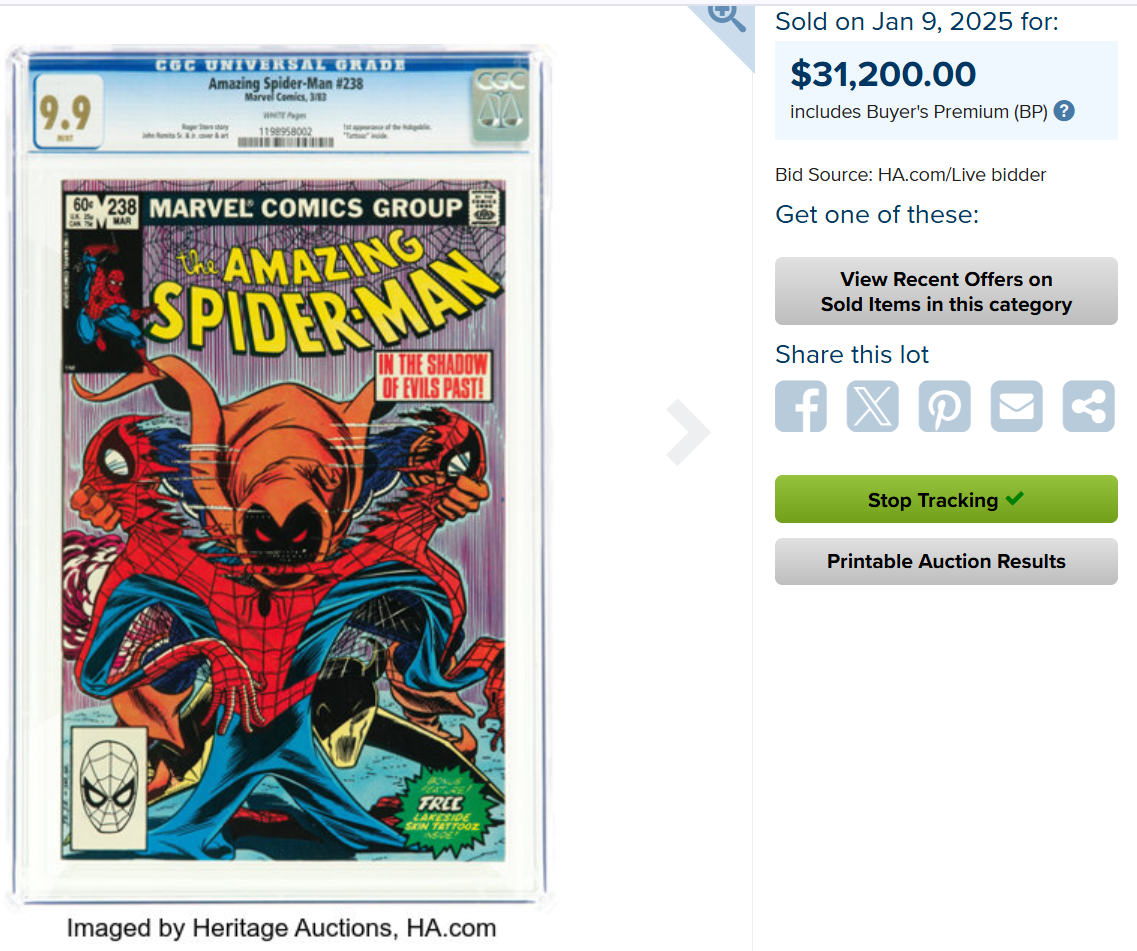 ASM 238 Appreciation/Club Thread - Page 19 - Copper Age Comic Books - CGC Comic Book Collectors ...