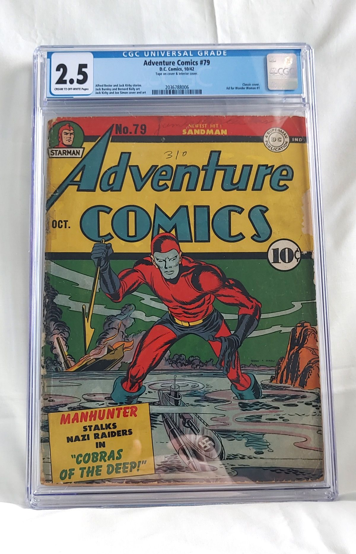 SOLD - Adventure Comics #79 - Golden / Silver / Bronze Age Only - CGC ...