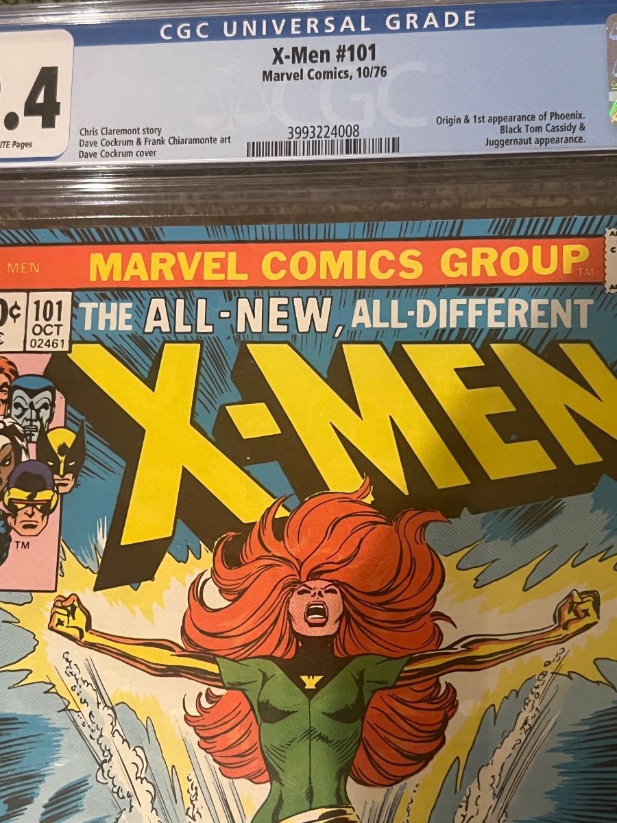 Crease on graded X-Men 101 - Comic Book Grading and Restoration Issues ...