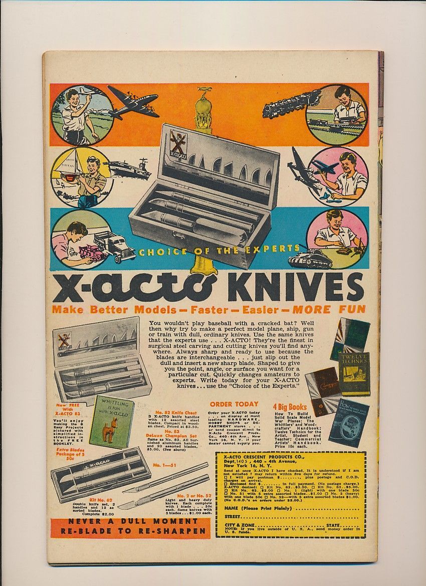 Fight Comics 44 Classic Cover! Gerber 6! Hot Gals Violence GGA! F/VF ...