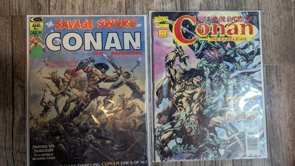 Closed. Savage Sword of Conan #1-235 complete set - Golden / Silver ...