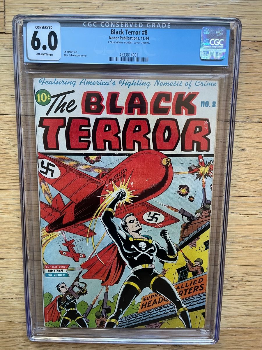 Closed: Black Terror 8, 14, 15 - Golden / Silver / Bronze Age Only ...