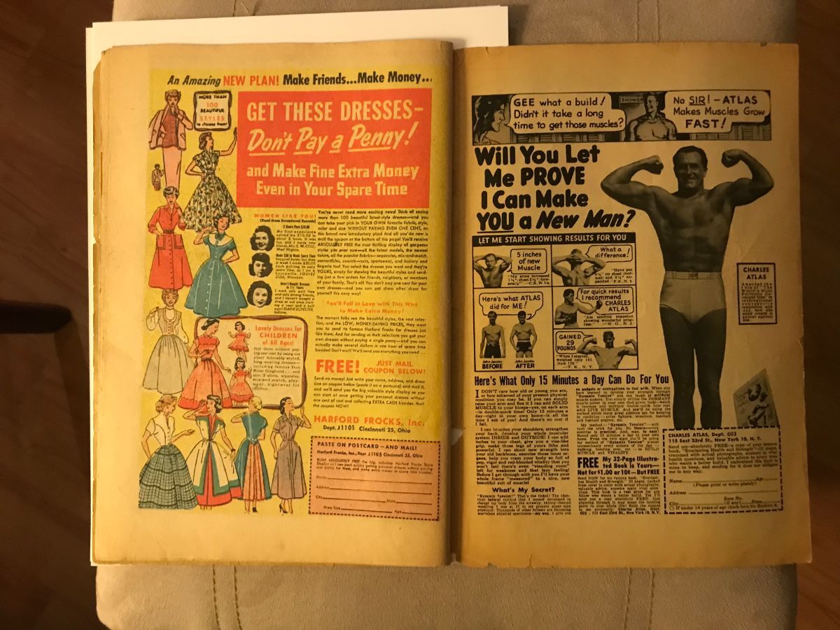 AUCTION: MENACE #1 (1953) Atlas comics, attractive low grade copy ...