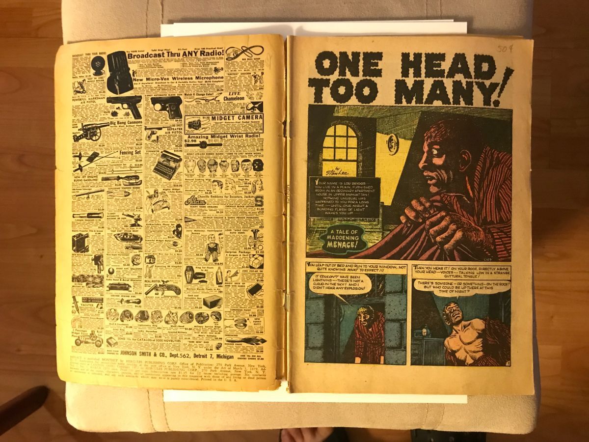 AUCTION: MENACE #1 (1953) Atlas comics, attractive low grade copy ...