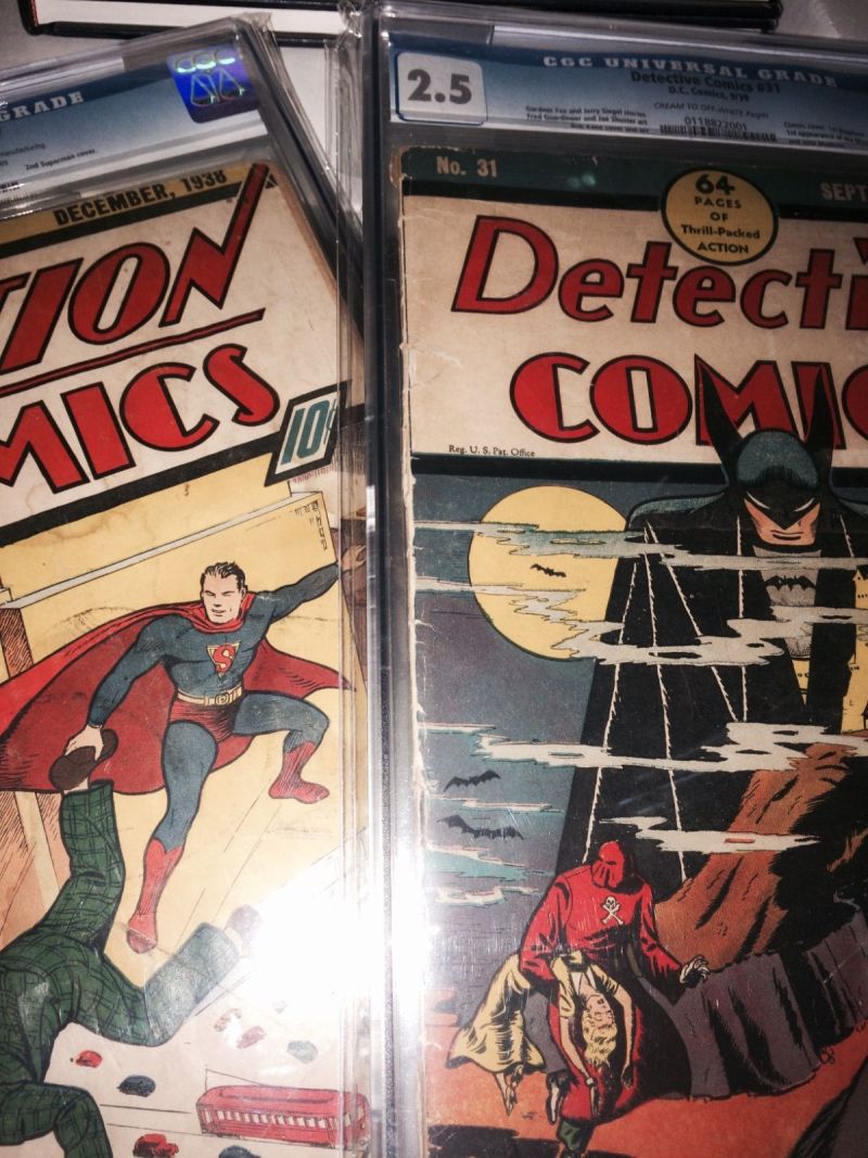 Detective Comics 27 & 31 + Action Comics 8 -16 Newly Found In ...