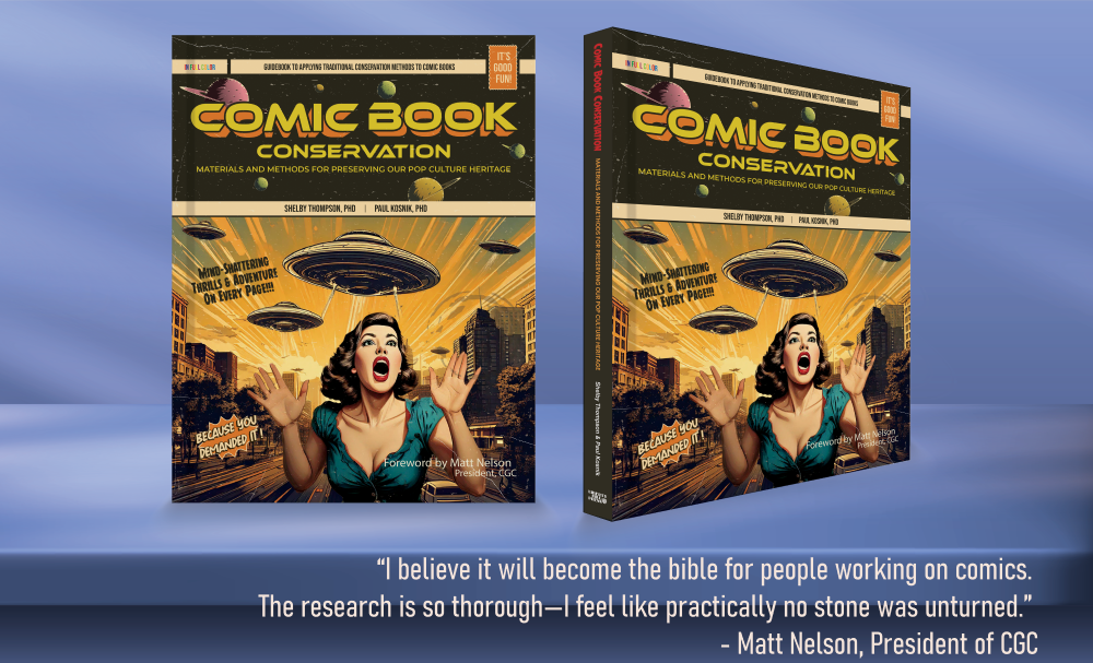 The Official Comic Book Conservation: Materials and Methods book post ...